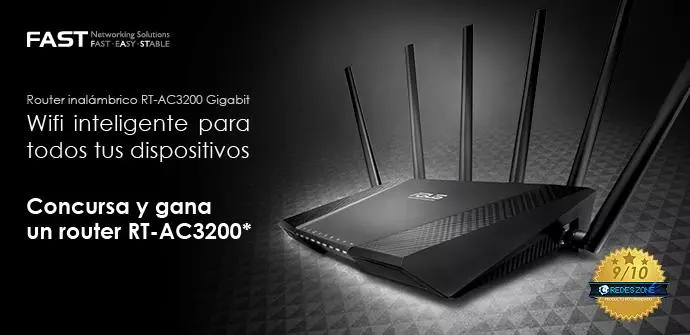 Urang undian hiji router ASUS RT-AC3200, unggulan anyar produsén urang 10595_1