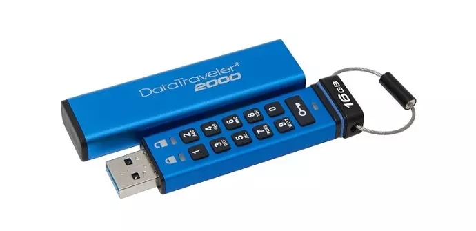 Kingston Data traveler 2000: гартай шифрлэгдсэн флаш диск 12958_1