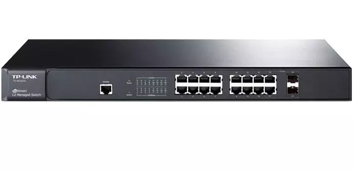 TP-LINK TL-SG3216: 16 گیگابٹ بندرگاہوں اور 2 SFP سلاٹس کے ساتھ اس منظم سوئچ کا تجزیہ 13077_1