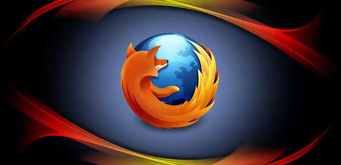 Firefox sa may kulay na background