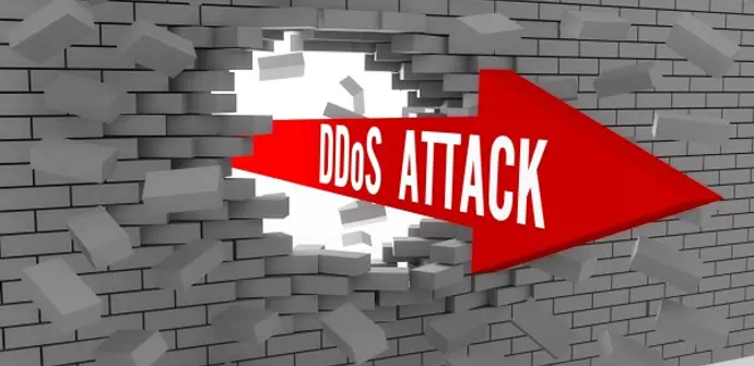 Serangan DDoS liwat firewall