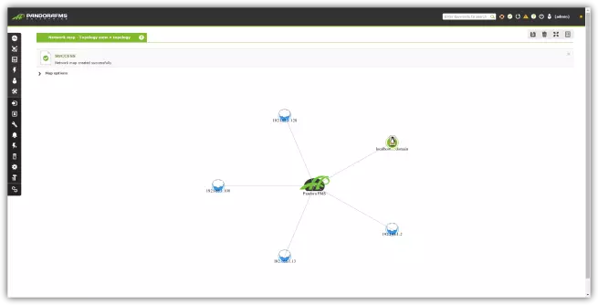 Pandora FMS - Network Topology