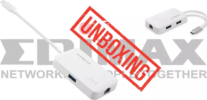 د دې USB اډاپټر Edimax EU-4308 unboxing