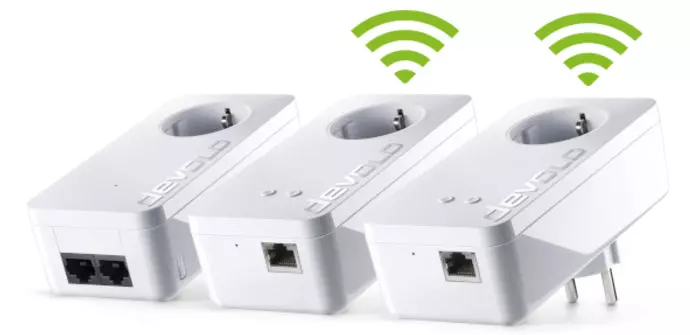 Wi-Fi PLC سستا فاتح ڈیولو ملٹی روم وائی فائی کٹ 550+ 13712_1