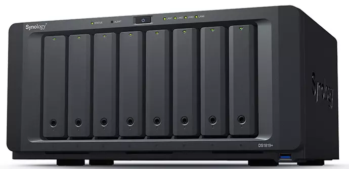 Synology DiskStation DS1819+: මෙම සේවාදායකයේ තාක්ෂණික ලක්ෂණ 14062_1