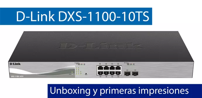 Susipažinkite su D-Link DXS-1100-10TS valdomu jungikliu su 10GbE prievadais mūsų vaizdo įraše 14169_1