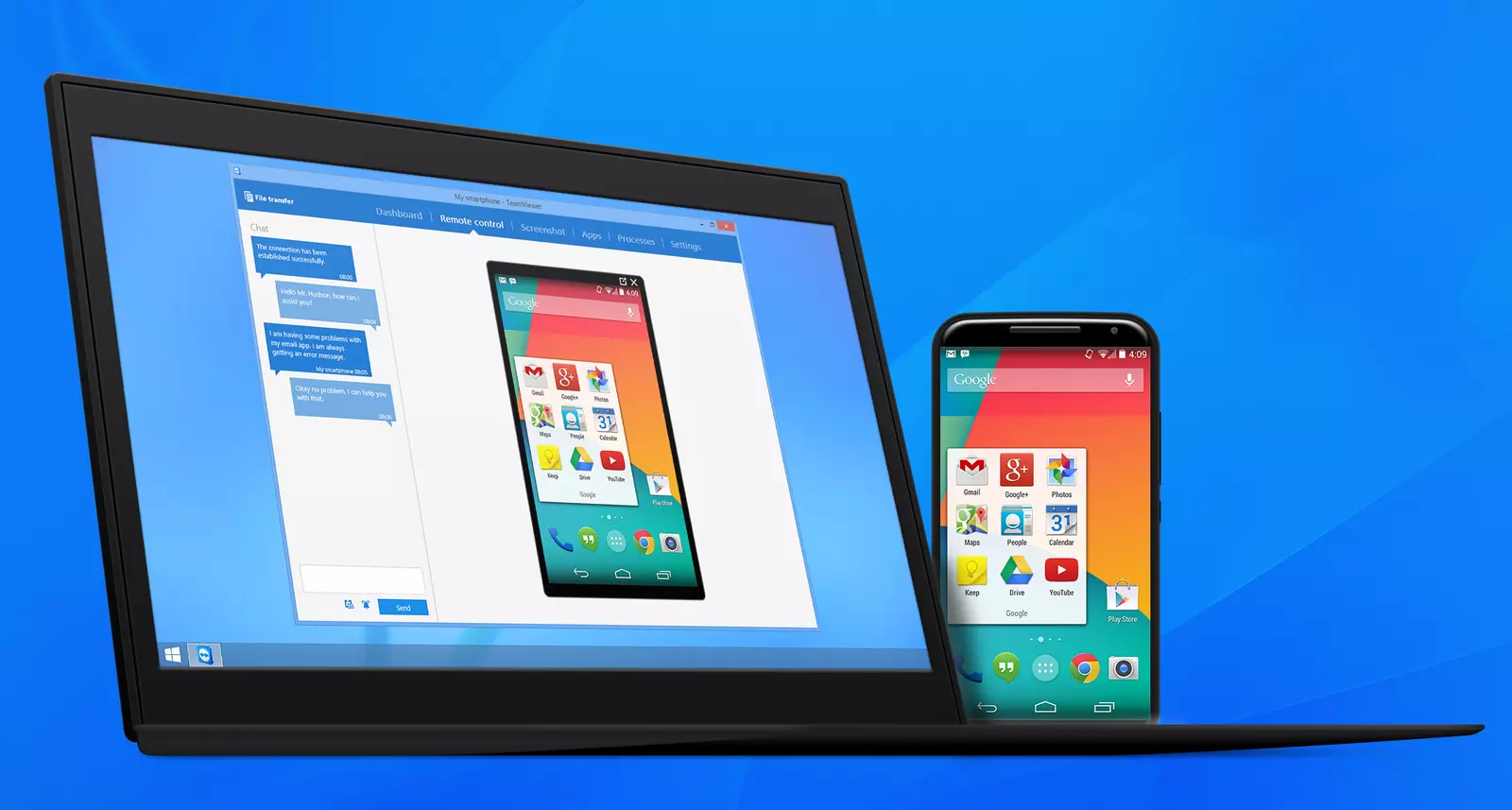 TeamViewer දිගටම Android සහ iOS දුරස්ථ පාලකය වැඩි දියුණු කරයි 14841_1