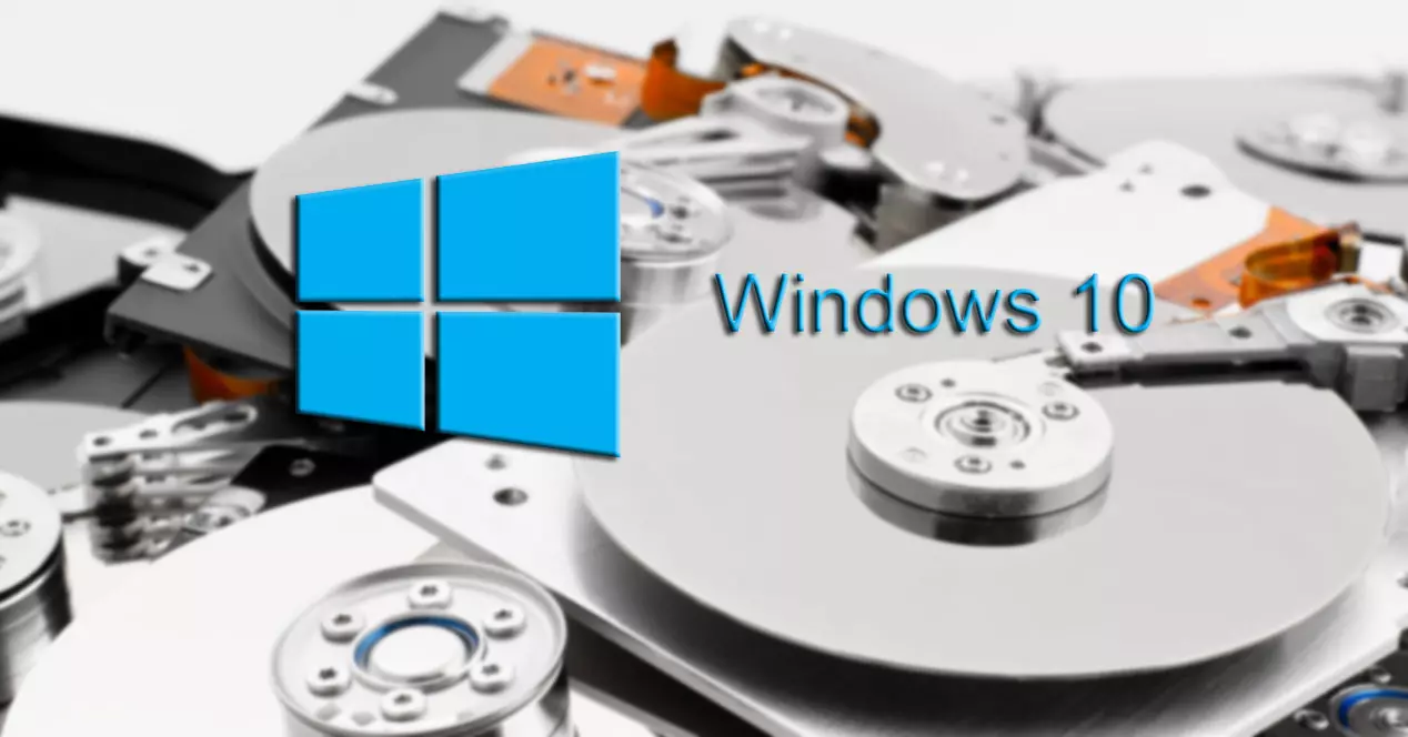 Disco duro de Windows 10