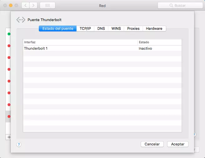 Opcions avançades de la interfície Thunderbolt de macOS