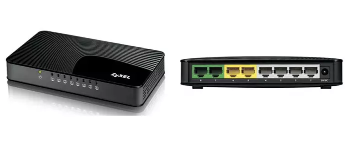 ZyXEL GS-108S: портқа негізделген QoS бар Gigabit Ethernet қосқышы 16662_1