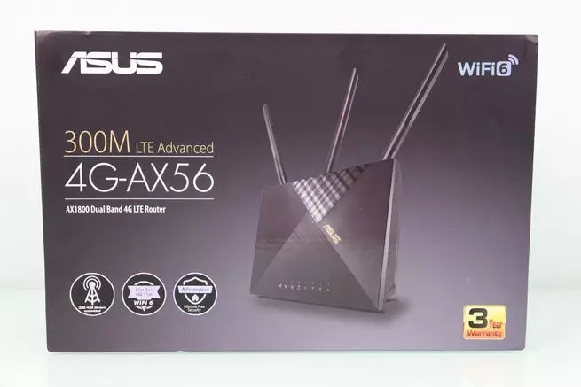 ASUS 4G-AX56 4G Router Këscht virun