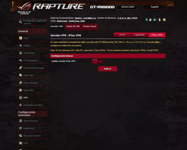 ASUS ROG Rapture GT-AX6000: WiFi 6 يېتەكلىگۈچ ۋە 2.5G ئېغىزلىرىنى ئانالىز قىلىش 177_121
