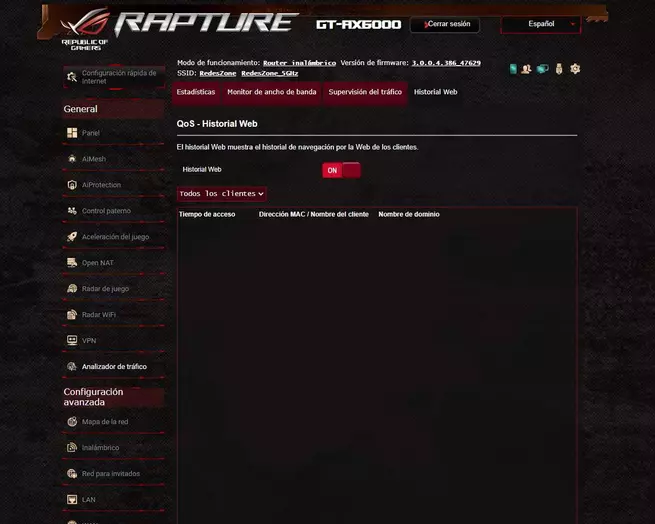 ASUS ROG Rapture GT-AX6000: Pagtuki sa WiFi 6 router ug 2.5G port 177_127