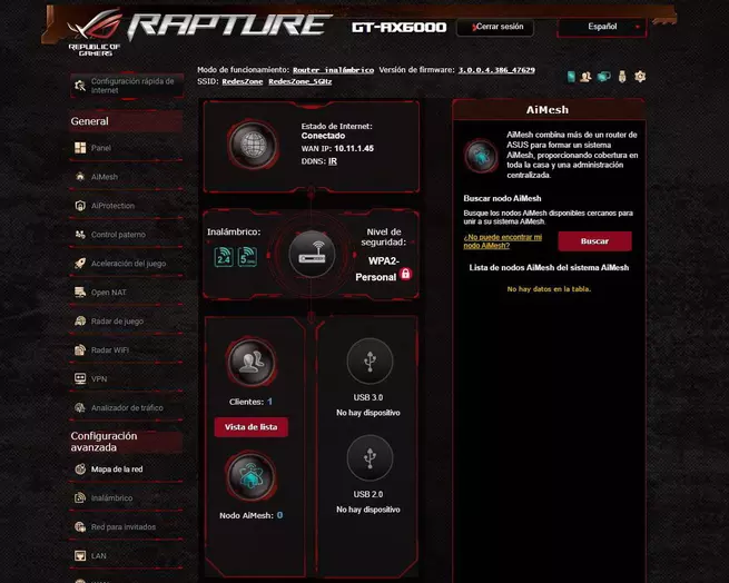 ASUS ROG Rapture GT-AX6000: Pagtuki sa WiFi 6 router ug 2.5G port 177_135