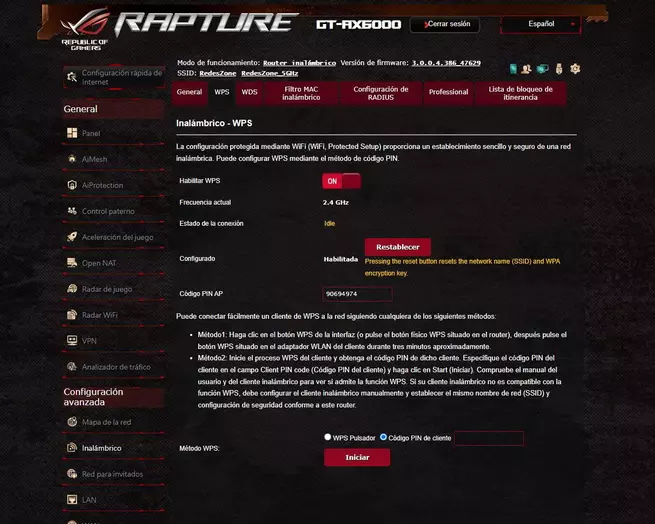 ASUS ROG Rapture GT-AX6000: Pagtuki sa WiFi 6 router ug 2.5G port 177_138