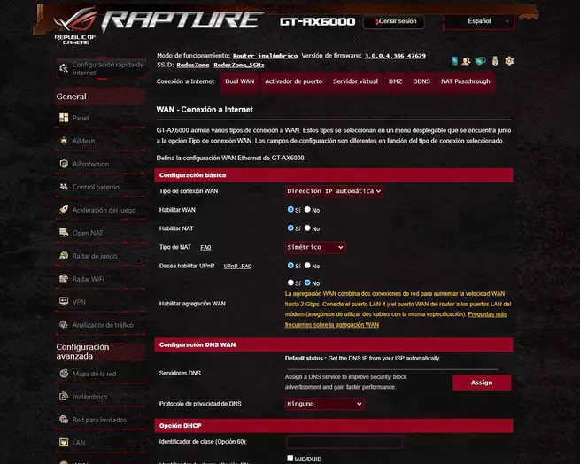 ASUS ROG Rapture GT-AX6000: WiFi 6 يېتەكلىگۈچ ۋە 2.5G ئېغىزلىرىنى ئانالىز قىلىش 177_157