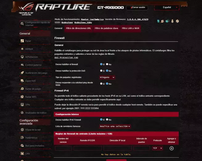 ASUS ROG Rapture GT-AX6000: Pagtuki sa WiFi 6 router ug 2.5G port 177_180