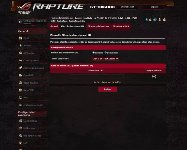 ASUS ROG Rapture GT-AX6000: „WiFi 6“ maršrutizatoriaus ir 2,5G prievadų analizė 177_181