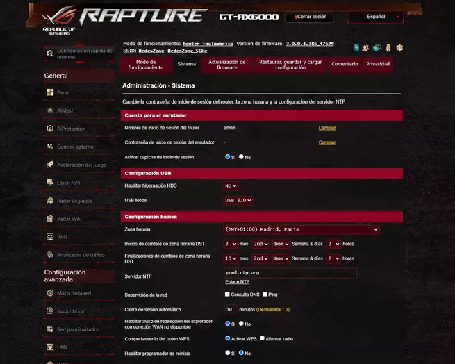ASUS ROG Rapture GT-AX6000: „WiFi 6“ maršrutizatoriaus ir 2,5G prievadų analizė 177_185