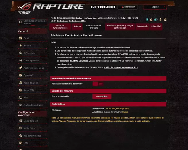 ASUS ROG Rapture GT-AX6000: Pagtuki sa WiFi 6 router ug 2.5G port 177_187