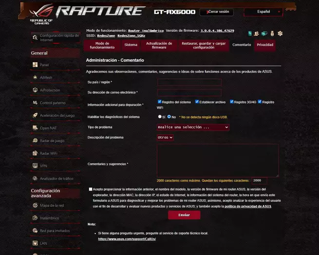ASUS ROG Rapture GT-AX6000: Pagtuki sa WiFi 6 router ug 2.5G port 177_189
