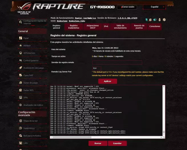 ASUS ROG Rapture GT-AX6000: Pagtuki sa WiFi 6 router ug 2.5G port 177_191