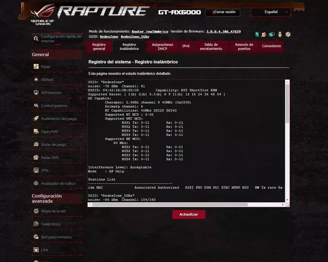 ASUS ROG Rapture GT-AX6000: Pagtuki sa WiFi 6 router ug 2.5G port 177_192