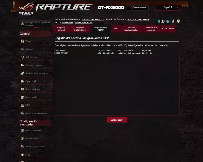ASUS ROG Rapture GT-AX6000: Pagtuki sa WiFi 6 router ug 2.5G port 177_193