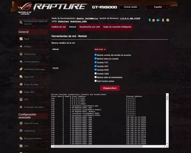 ASUS ROG Rapture GT-AX6000: „WiFi 6“ maršrutizatoriaus ir 2,5G prievadų analizė 177_199