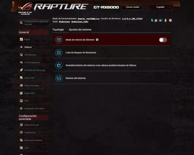 ASUS ROG Rapture GT-AX6000: Pagtuki sa WiFi 6 router ug 2.5G port 177_95