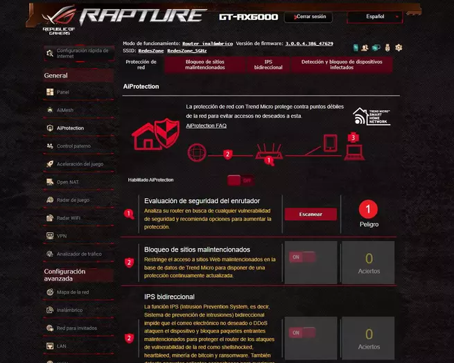 ASUS ROG Rapture GT-AX6000: „WiFi 6“ maršrutizatoriaus ir 2,5G prievadų analizė 177_97