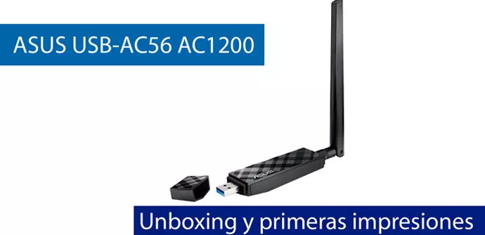 Díbhoscaáil agus céad imprisean de chárta Wi-Fi ASUS USB-AC56 AC1200 17855_1