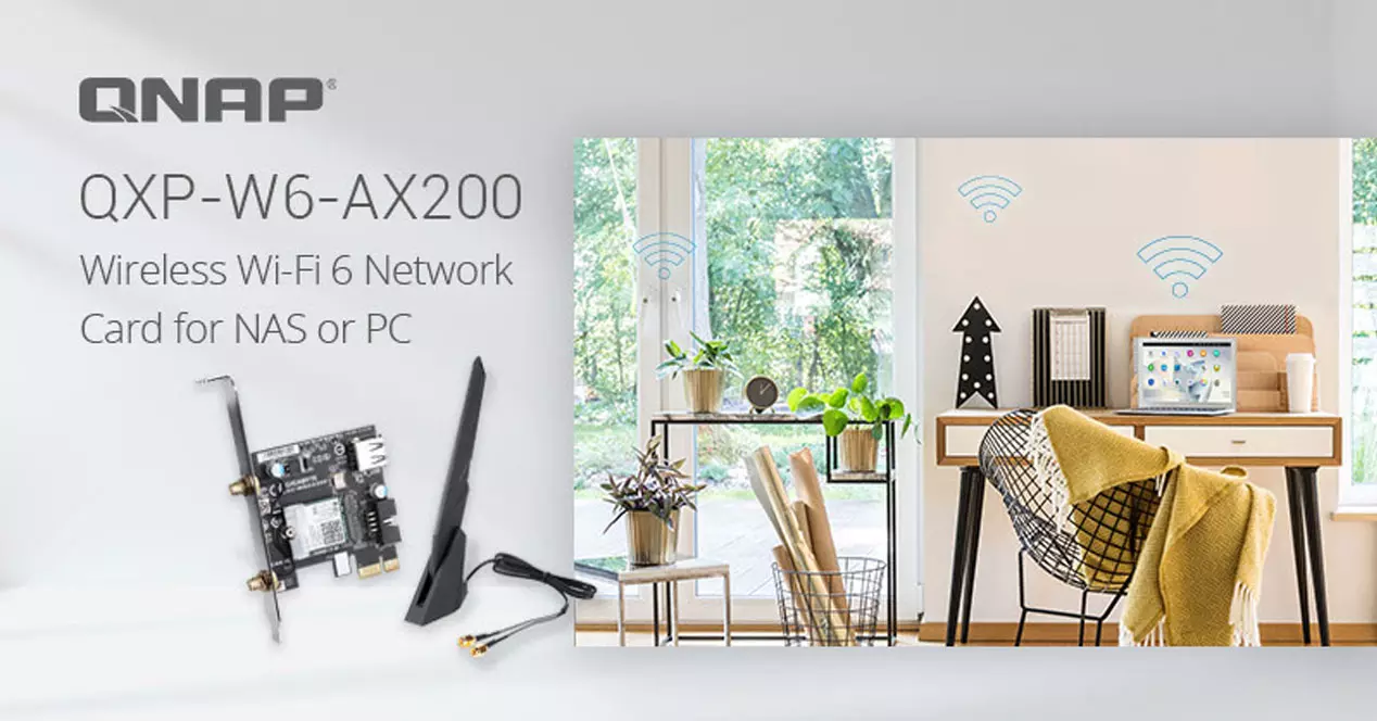 QNAP QXP-W6-AX200: Funksjes fan dizze AX3000 Wi-Fi-kaart 18952_1