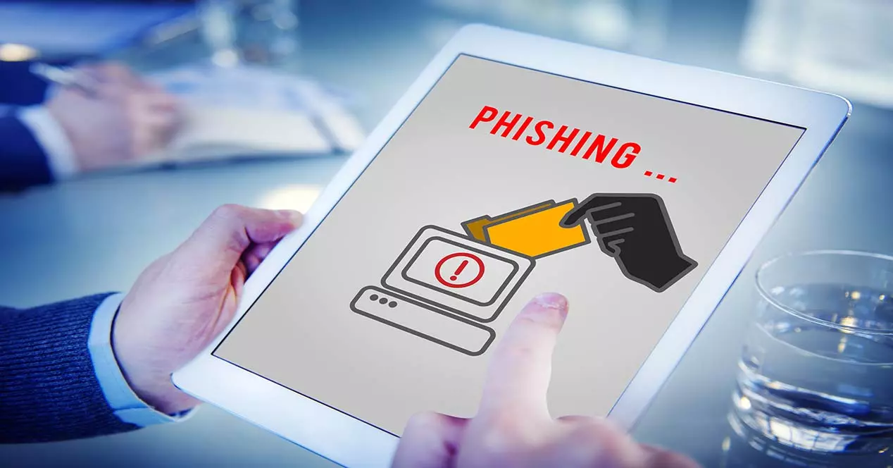 theddida ta' phishing