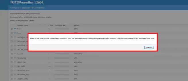 Configuration de l'automate AVM FRITZ!Powerline 1260E en mode répéteur Wi-Fi - 19994_13