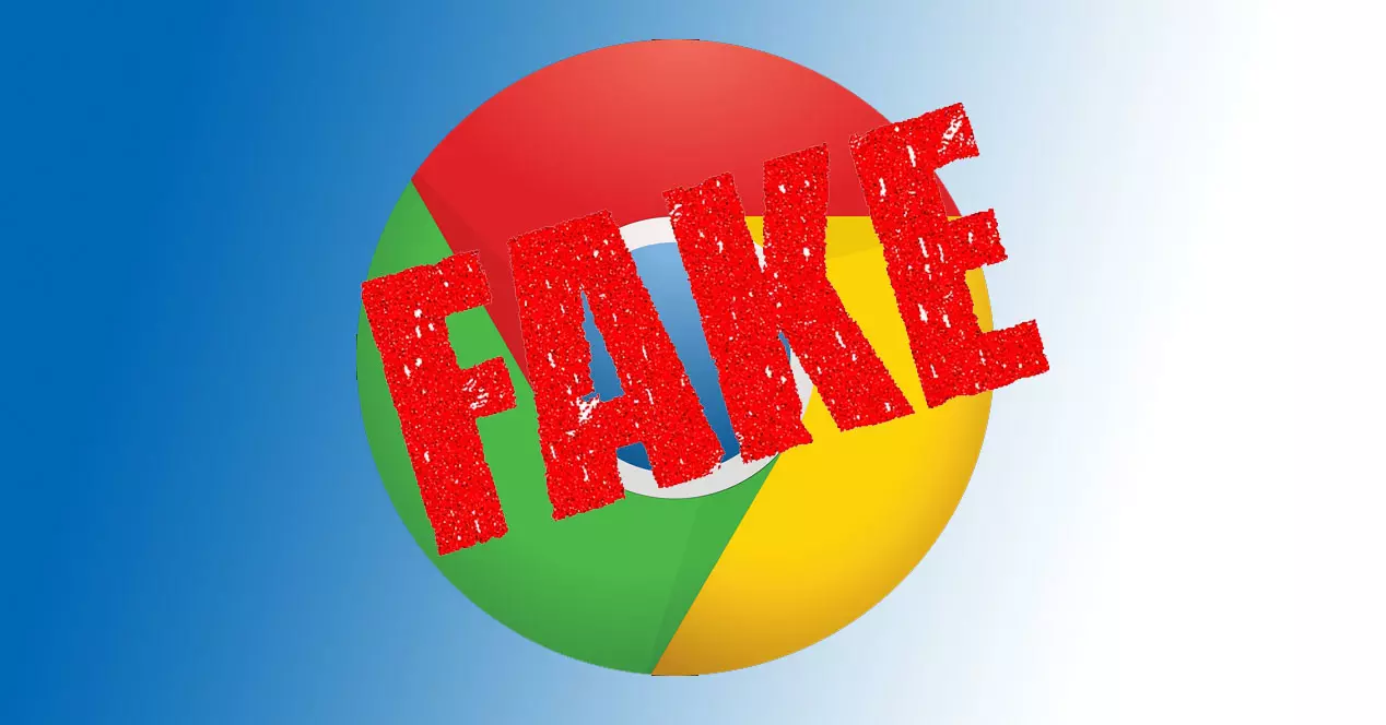 Fake chrome hloov tshiab