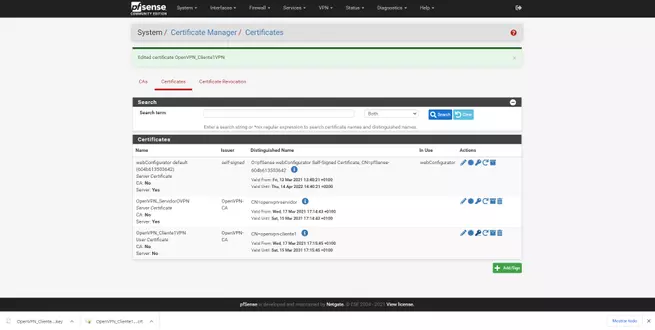 Cumraigh freastalaí OpenVPN i pfSense leis an tslándáil is fearr 20115_25