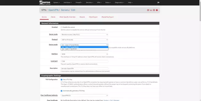 Sukonfigūruokite OpenVPN serverį pfSense su geriausia apsauga 20115_33