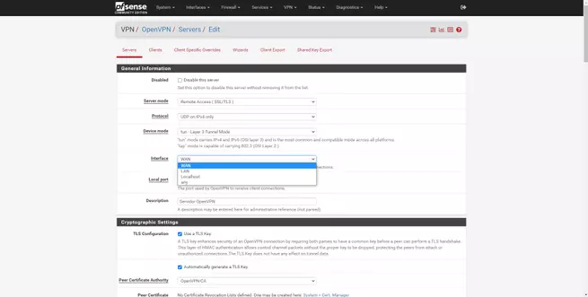 Konfiguro serverin OpenVPN në pfSense me sigurinë më të mirë 20115_34