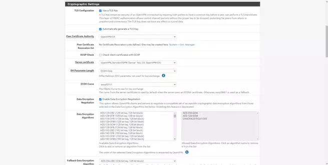 Konfiguro serverin OpenVPN në pfSense me sigurinë më të mirë 20115_37