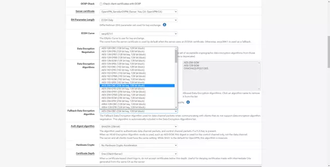 Lungiselela iseva ye-OpenVPN ku-pfSense ngokuvikeleka okungcono kakhulu 20115_38