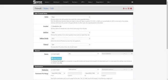 Agordu OpenVPN-servilon en pfSense kun la plej bona sekureco 20115_47