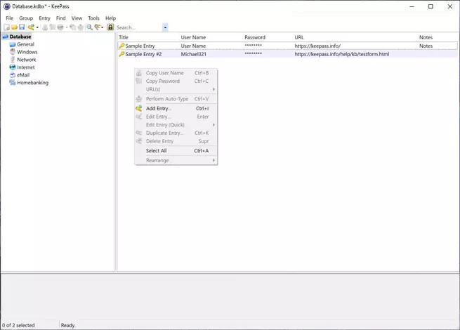Πώς να χρησιμοποιήσετε το KeePass για τη διαχείριση κωδικών πρόσβασης ή κλειδιών ιστότοπου 20223_20