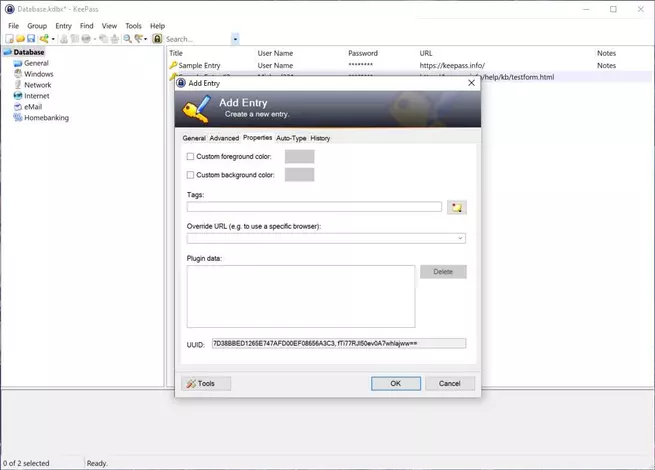 Kiel uzi KeePass por administri pasvortojn aŭ retejajn ŝlosilojn 20223_23