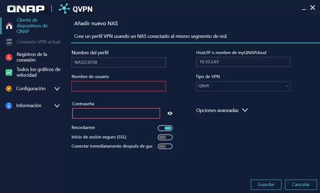 QVPN QBelt: Phau ntawv rau kev teeb tsa, teeb tsa thiab siv lub VPN no 20305_23