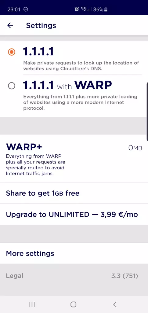 WARP Cloudflare VPN: VPN uppsetning, öryggi og árangur 20402_13