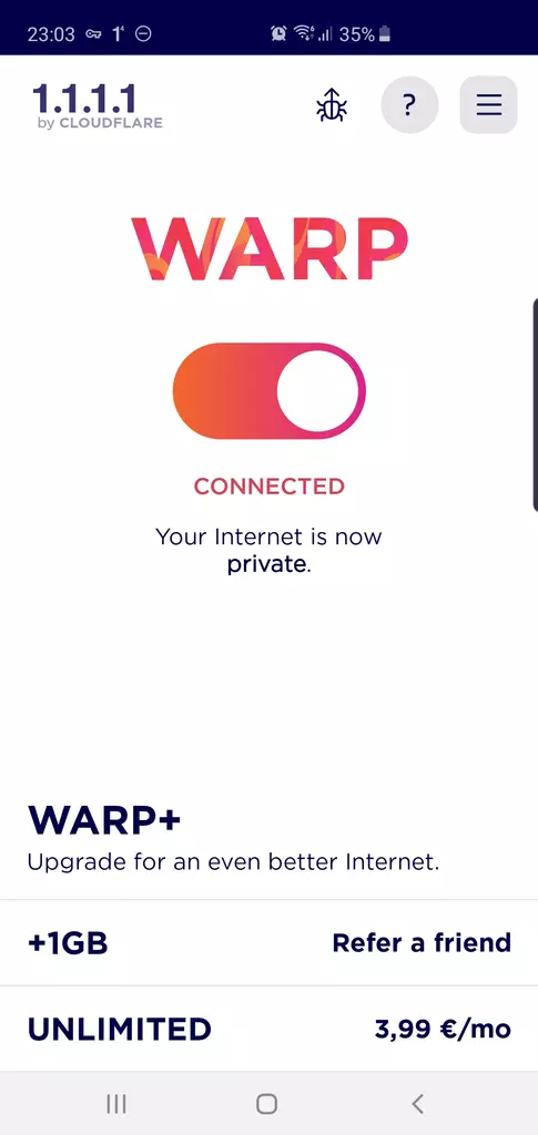 WARP Cloudflare VPN: VPN uppsetning, öryggi og árangur 20402_23