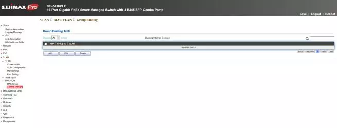 VLAN's configureren via MAC in de Edimax GS-5416PLC-switch - 20435_10