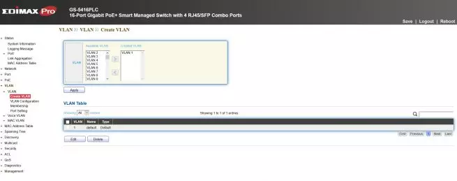 VLAN's configureren via MAC in de Edimax GS-5416PLC-switch - 20435_2