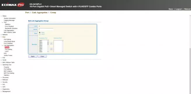 Manual konfigurasi port Gigabit Edimax GS-5416PLC 20450_15